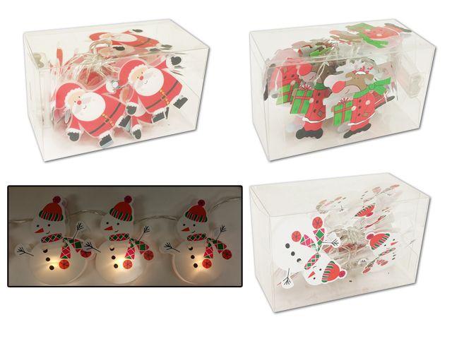 Snowman LED String Light Christmas Holiday Hanging Garland Banner ...